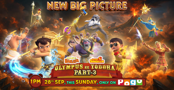New Big Picture - Chhota Bheem & Little Singham - Olympus ke Yoddha ...